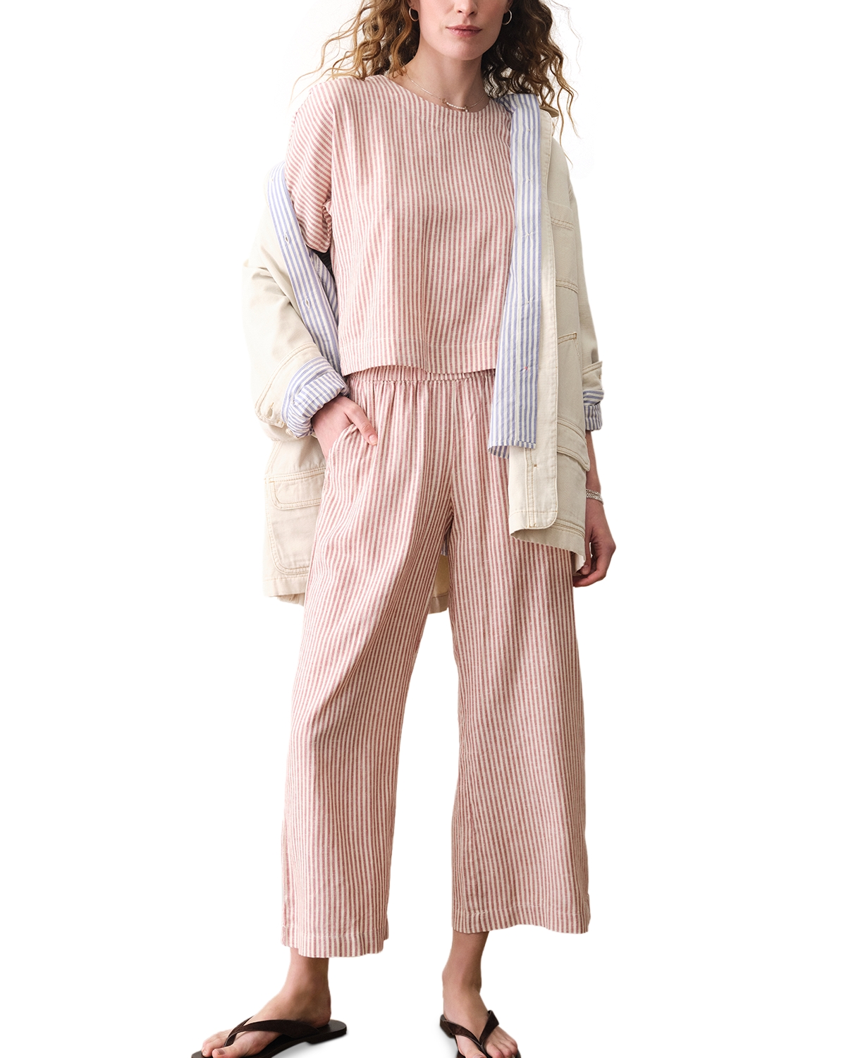 MARINE LAYER Allison Crop Trousers